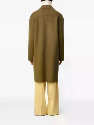 AMI Paris Wool Belted Overcoat