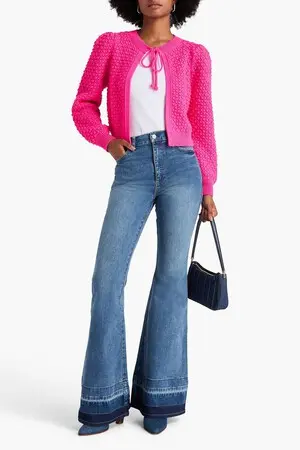 Alice + Olivia Sb Bell High-rise Flared Jeans