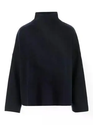 ALLUDE High-neck Long-sleeves Sweater