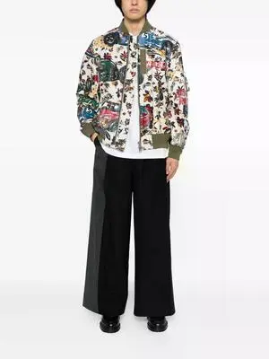 Sacai Tropical-print Jacket