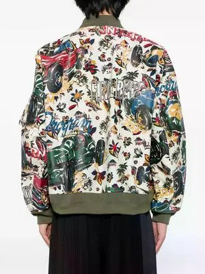 Sacai Tropical-print Jacket