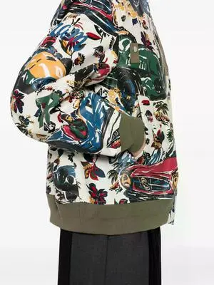 Sacai Tropical-print Jacket