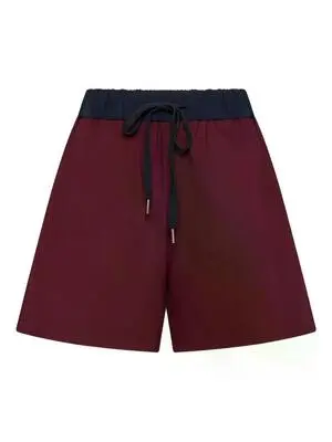 BLANCA VITA Drawstring Shorts - Red