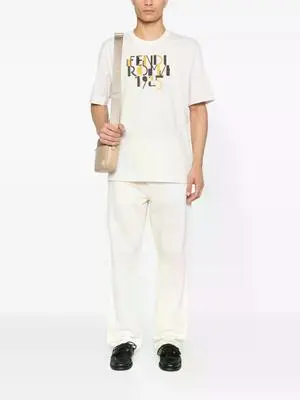 Fendi Roma 1925 Graphic T-shirt - Neutrals