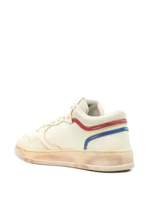 AUTRY Medial Stripe Leather Sneakers