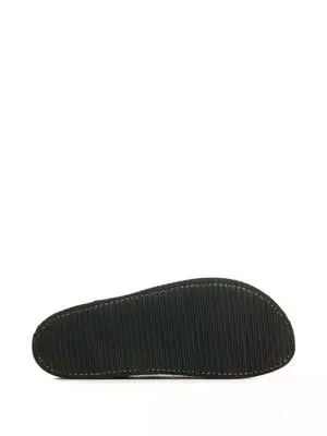 Guidi Buckled Suede Mules