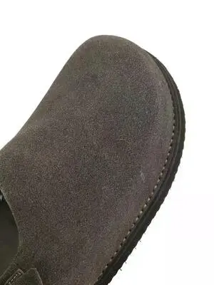 Guidi Buckled Suede Mules
