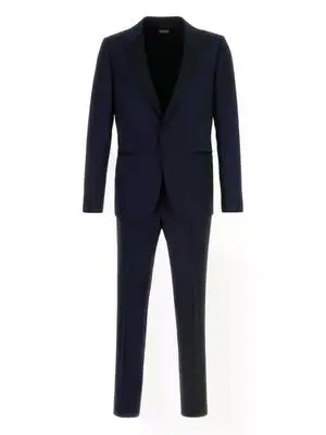 Zegna Single-breasted Suit - Blue