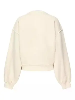 Pinko Embroidered Balloon-sleeve Sweater