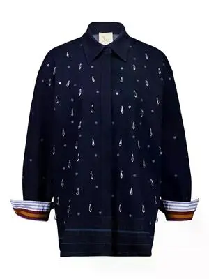 PAULA Embroidered-dots Shirt
