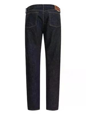 Kapital Contrast-stitch Cotton Jeans