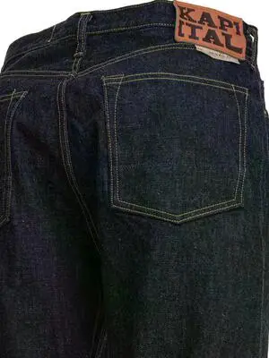 Kapital Contrast-stitch Cotton Jeans