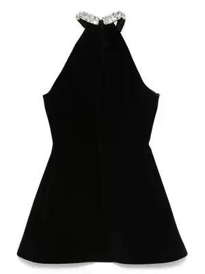David Koma Embellished Halterneck Mini Dress