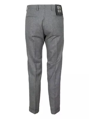 BRIGLIA 1949 Wool Trousers With Cuffed Hems