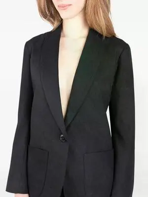 SOCIETE ANONYME Single-button Wool Blazer
