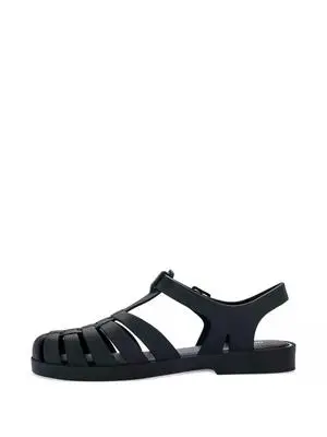 Melissa Possession Strappy Flat Sandals - Black