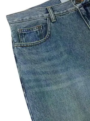 STUDIO TOMBOY Whiskered-effect Straight Leg Jeans