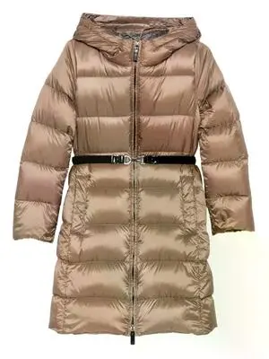 Max Mara Hooded Belted Puffer Jacket