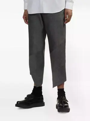 BLACK COMME DES GARÇONS Panelled Asymmetrical Trousers