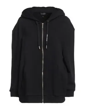 Armani Exchange Hooded Zip-up Sweatshirt - Black