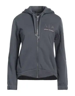 Armani Exchange Cotton Blend Zip-up Fleece Sweatshirt