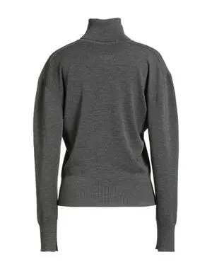 Burberry Turtleneck Wool Sweater - Grey