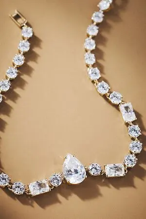Nadri Everleigh Crystal Linear Bracelet - Gold