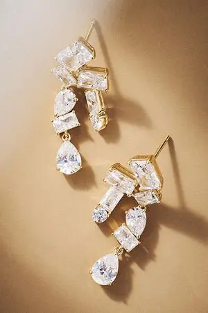 Nadri Crystal Chandelier Drop Earrings