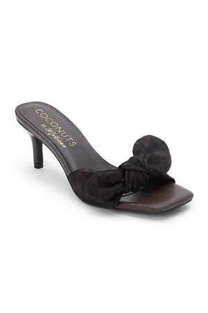 Matisse Uptown Bow Heeled Sandals - Leopard