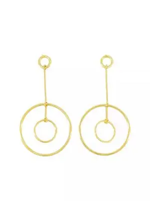 PAULA Double-circle Drop Earrings