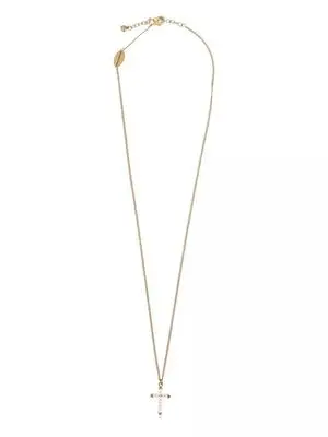Dsquared2 Enamel-cross Pendant Necklace - Gold