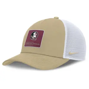 Nike Florida State On-field Rise Engineered College Trucker Adjustable Hat - Yellow