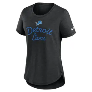 Nike Detroit Lions Script Nfl T-shirt - Black