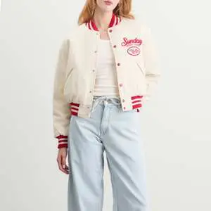 SUNDAYFRUITMARKET Berry Farm Varsity Jacket