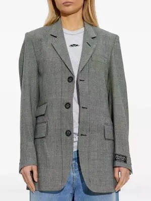 Vetements Check-pattern Three-button Blazer