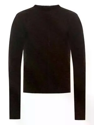 Rick Owens High-neck Alpaca Wool Sweater