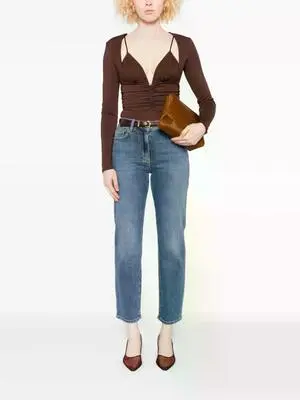 Elisabetta Franchi Cotton-blend Jeans