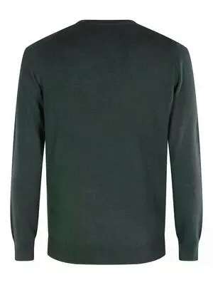 KANGRA Round-neck Cashmere Sweater - Green