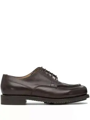 Paraboot Chambord Lace-up Leather Shoes - Brown
