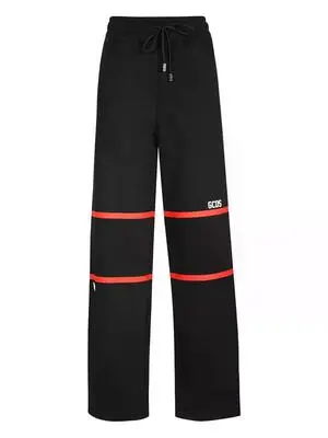 Gcds Logo-stripe Drawstring Trousers