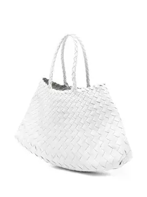 Dragon Diffusion Woven Leather Tote Bag