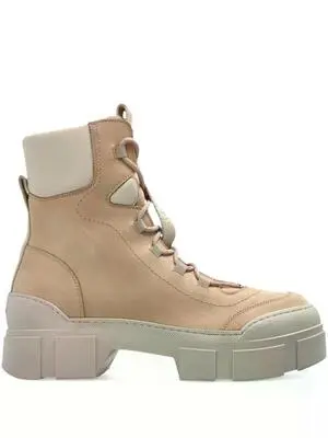 VIC MATIE Lace-up Padded Boots - Neutrals