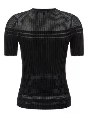 Theory Ribbed Crew-neck T-shirt