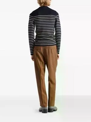 Prada Pinstripe Pleated Trousers