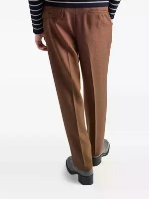 Prada Pinstripe Pleated Trousers