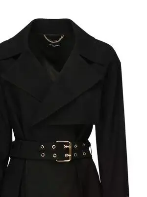 MARCIANO Belted Chain-trimmed Trench Coat