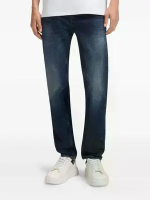 Hugo Five-pocket Jeans With Whiskering