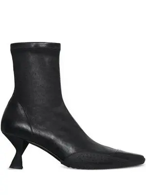 Marine Serre Pointed Toe Booties