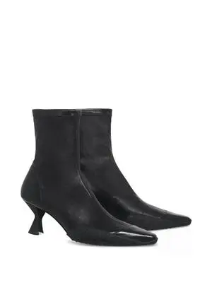 MARINE SERRE Pointed-toe Sculpted-heel Boots