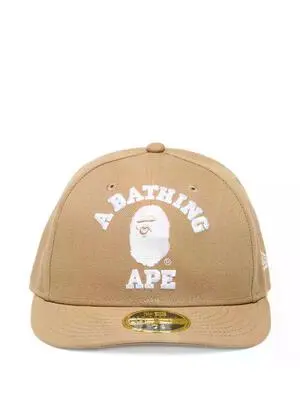 A BATHING APE X New Era 9fifty Embroidered-logo Cap - Neutrals